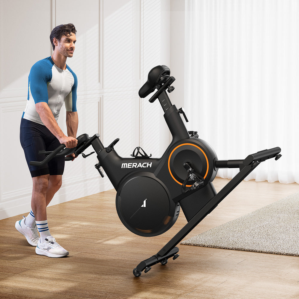 Merach S28B1 Exercise Bike with ±6° Incline Simulation