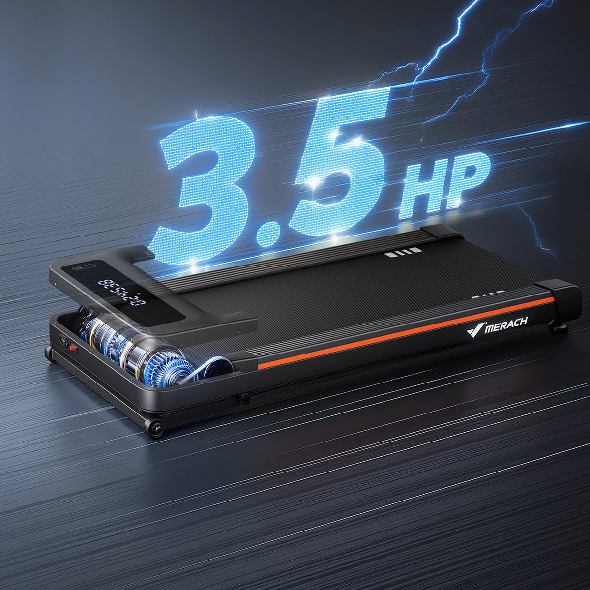 MERACH EU | W50 Walking Pad for Home with 12% Auto Incline