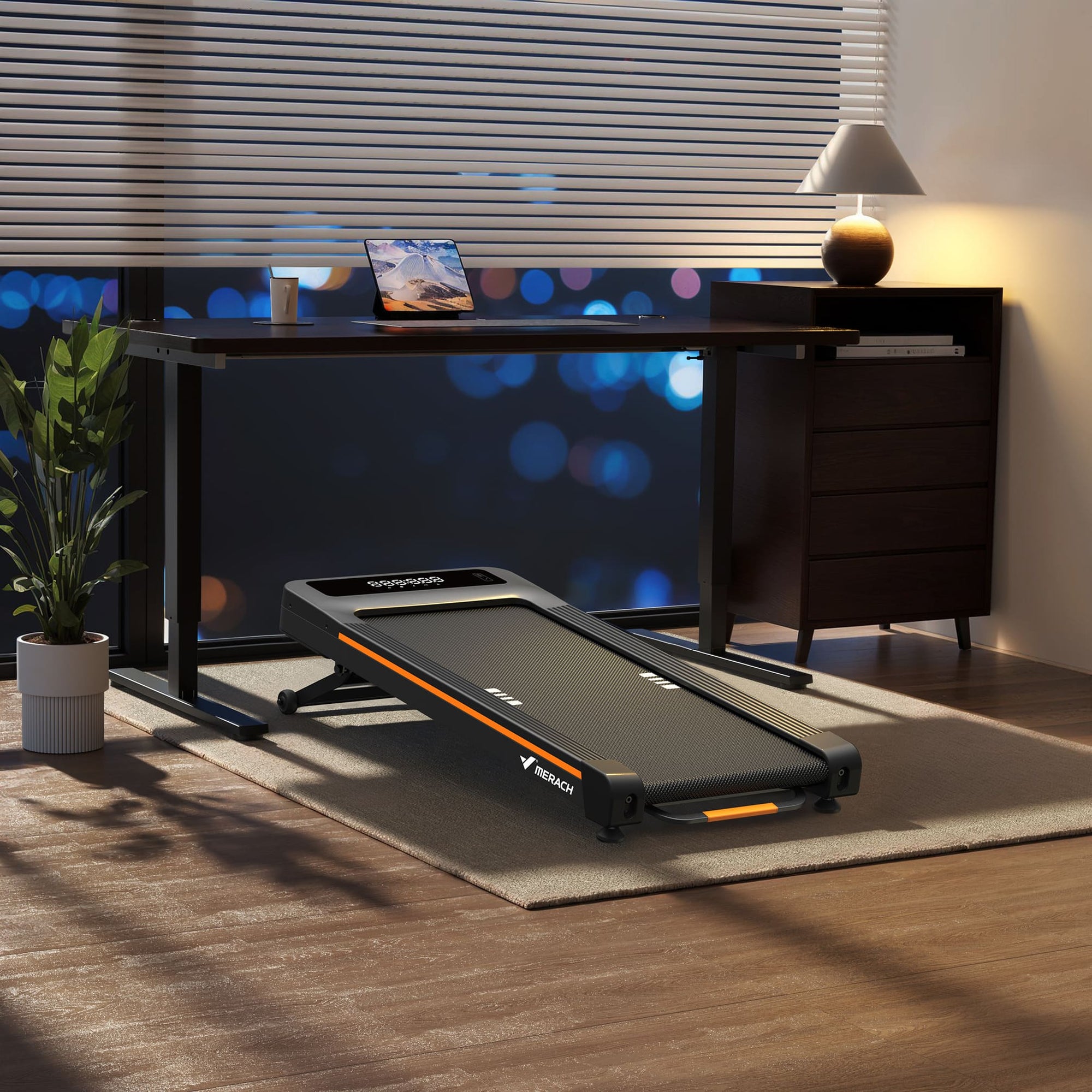 MERACH EU | W50 Walking Pad for Home with 12% Auto Incline