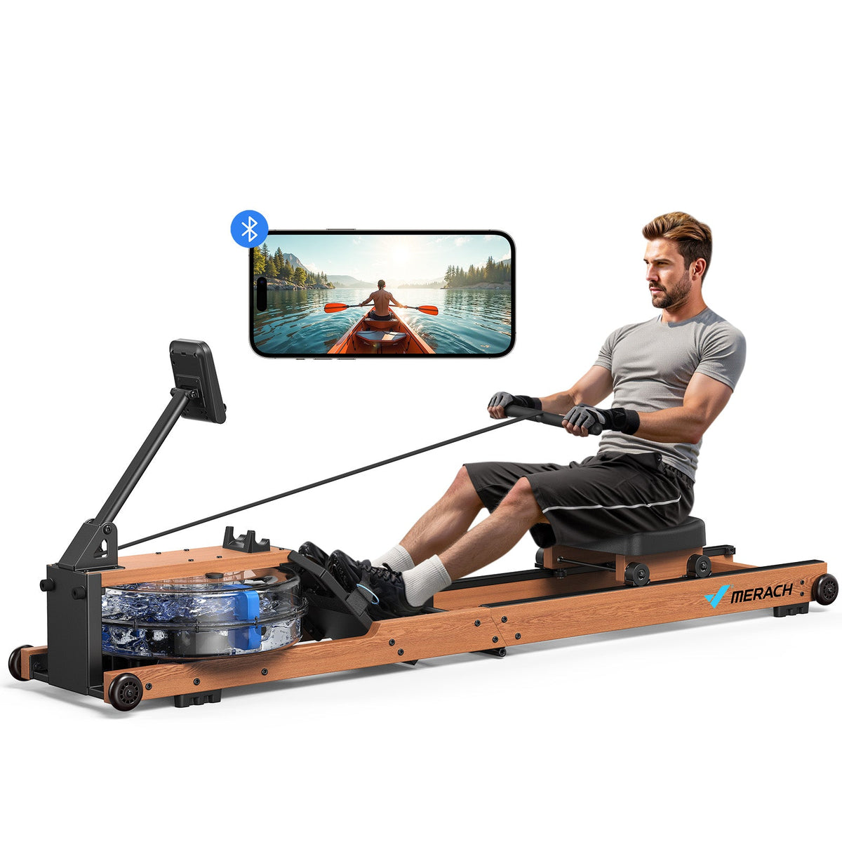 MERACH EU | R28 Water Rowing Machine
